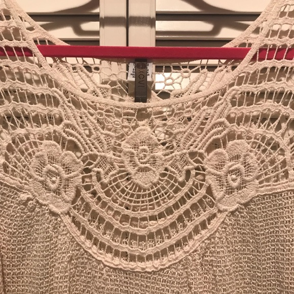 XCVI | Tops | Xcvi Crotchet Tunic | Poshmark